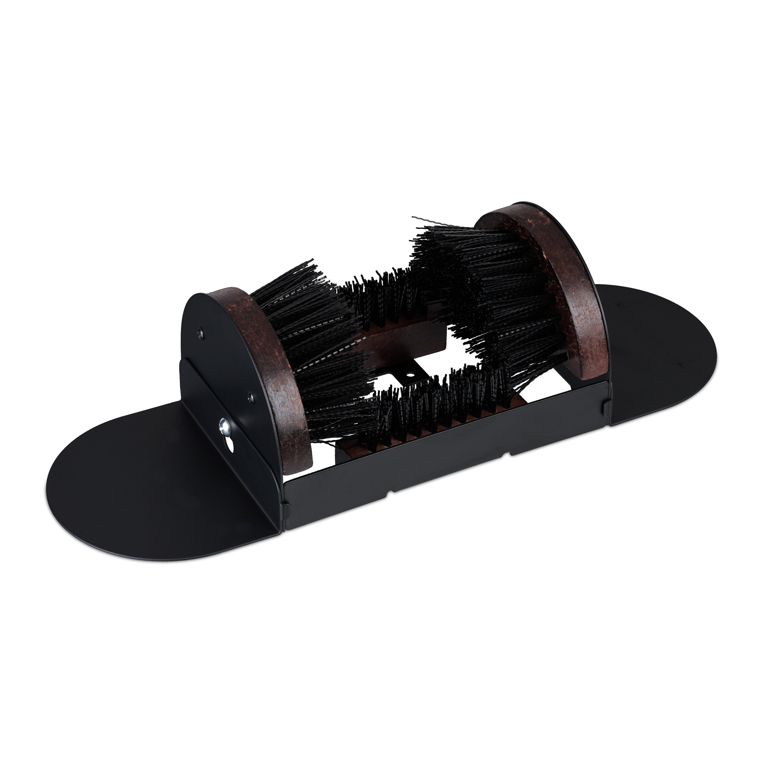 Gratte-pieds avec brosses tout autour, paillasson extérieur, poils ...