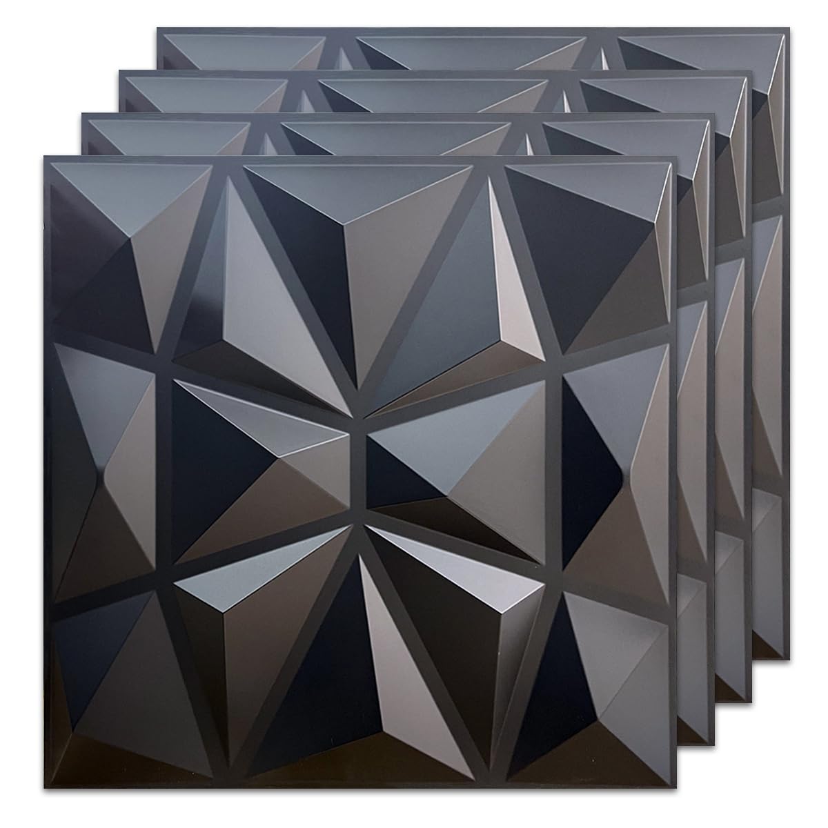 Autocollant mural texture diamant 3D, papier peint imperméable en PVC ...