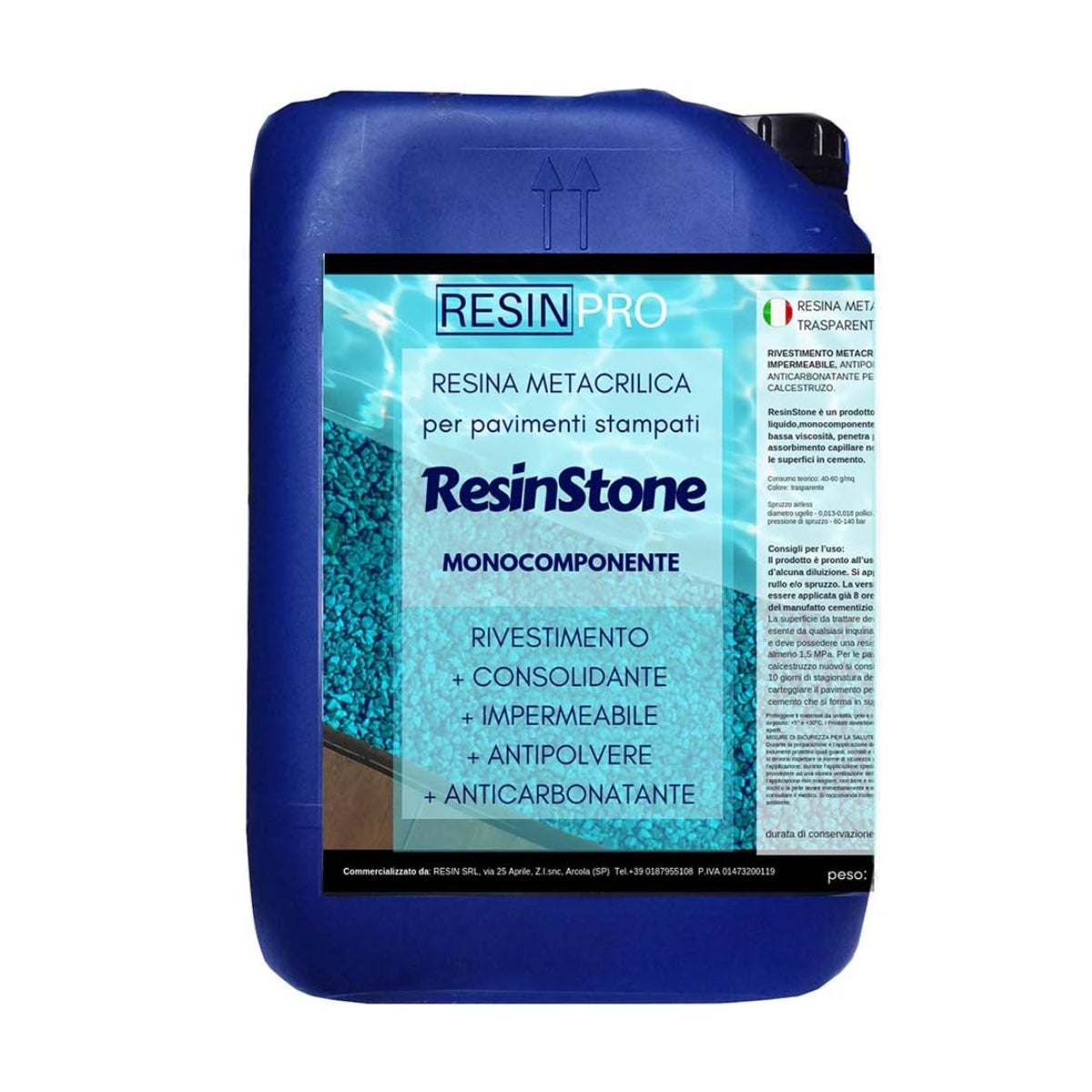 RESINSTONE RESINE METHACRYLIQUE MONOCOMPOSANTE pour sols imprimés - 20 ...