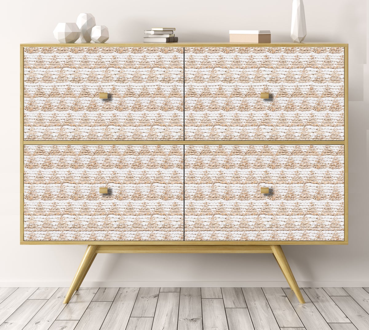 Rouleau autocollant Triangles Naturels 100x100 cm | Leroy Merlin