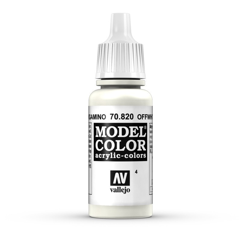 Model Color Pintura Acrílica Mate 17 Ml (820 Blanco Pergamino) | Leroy ...
