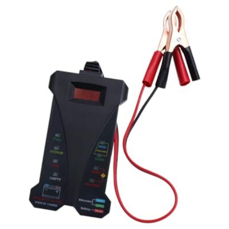 Testeur de Batterie Numérique pour Auto Voltmètre, Design Intelligent ...