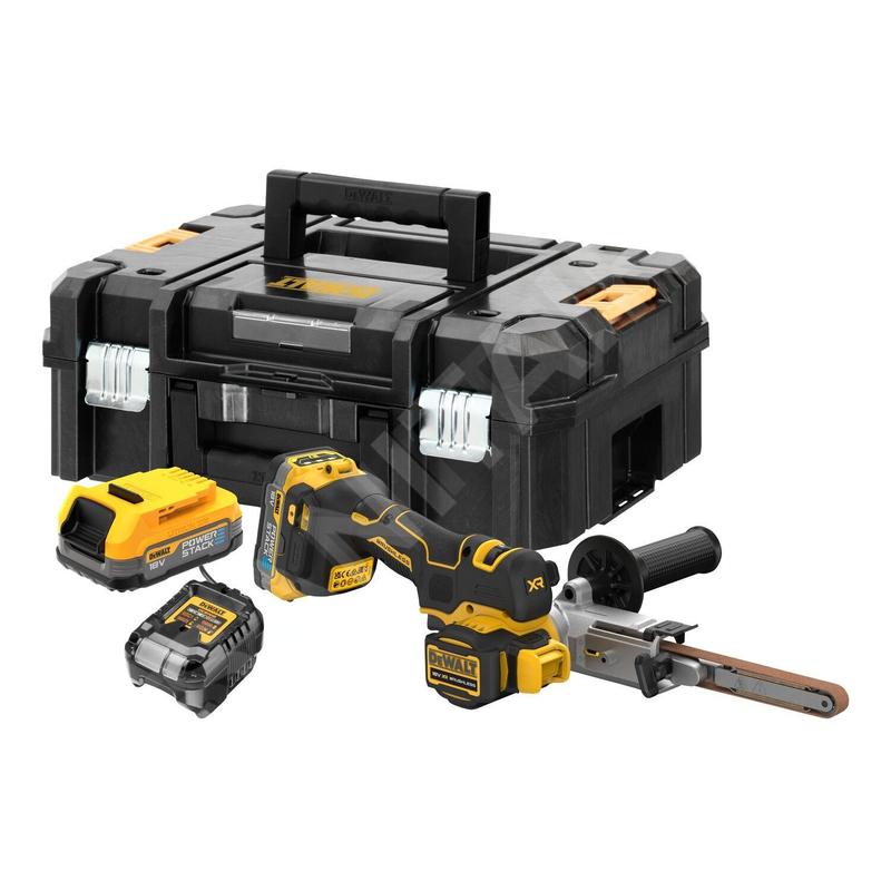 DeWALT Outillage - Lime à bande sans fil 18V, 2 batteries 1.7 Ah ...