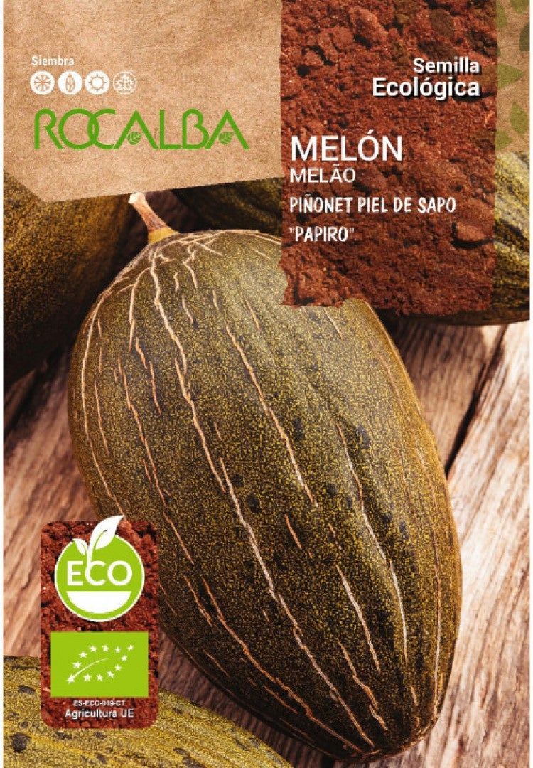 ROCALBA SEMILLA MELON PIÑONET P.SAPO SEL.PAPIRO 25g, Pack 5 Sobres ...
