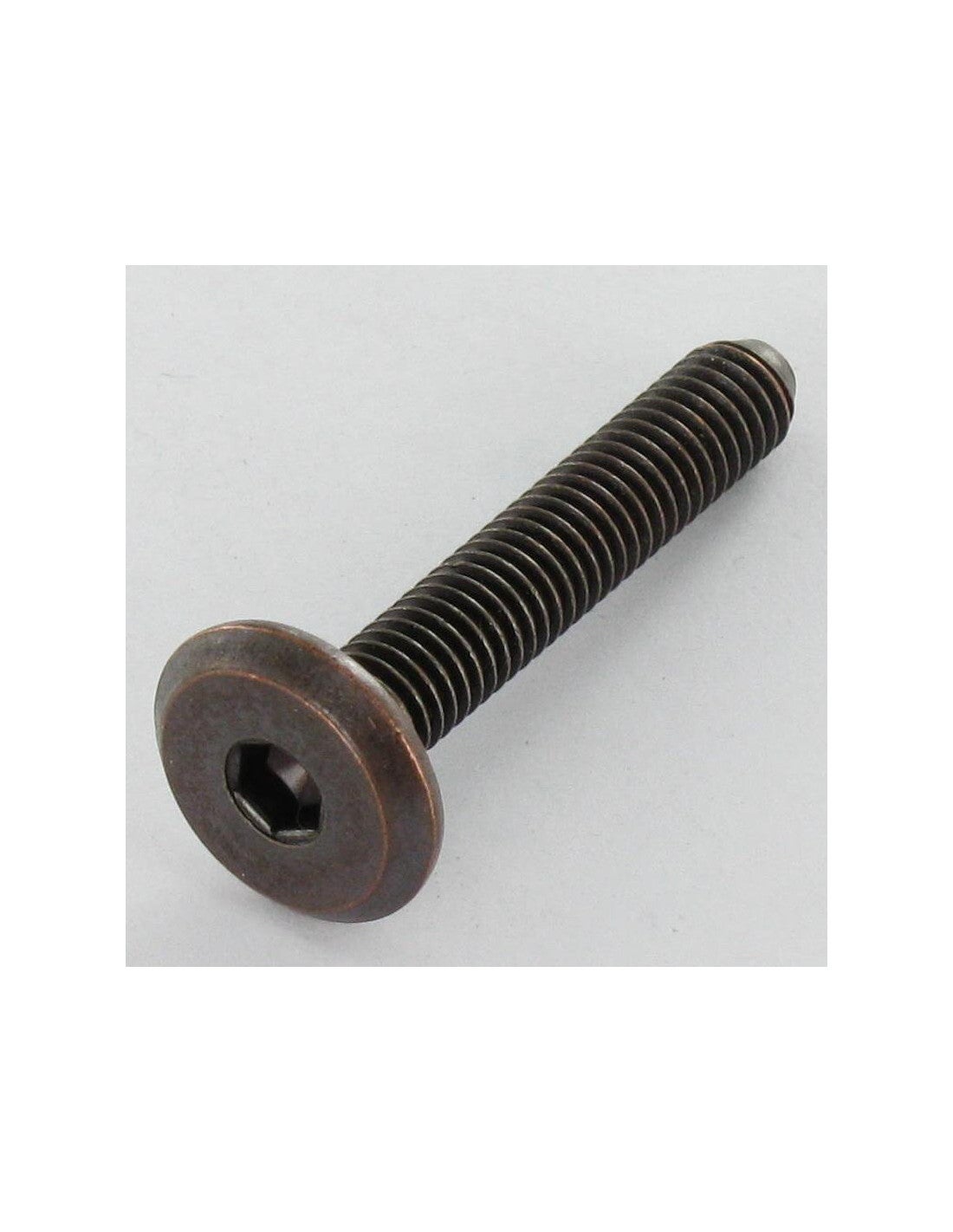 Vis métaux tête plate Clé de 4 HC4 M6X80 Acier brut BRONZE-30 pièces ...