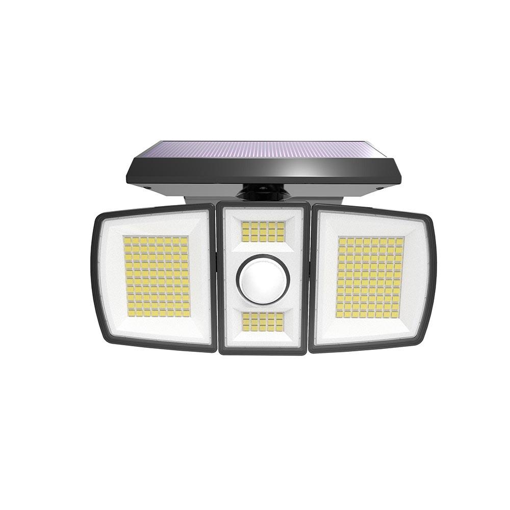 Projecteur solaire avec détecteur ANDOVER Noir ABS 850LM | Leroy Merlin