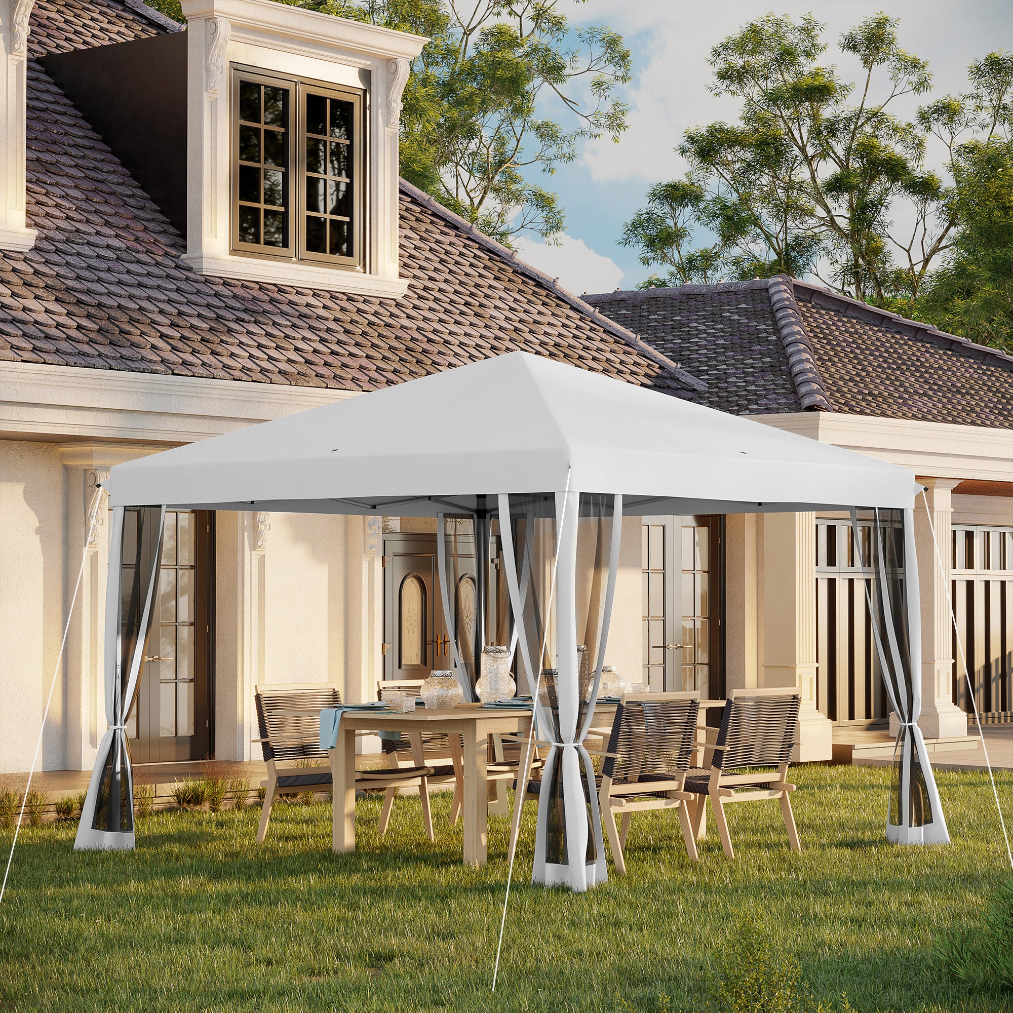 Extérieur Tonnelle pop-up Barnum Pliant Style Colonial 3 x m 4 ...