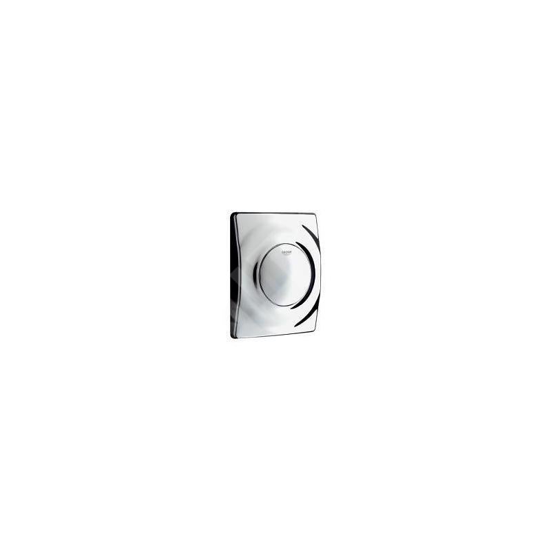 Grohe Surf - Plaque de déclenchement, chrome 37018000 | Leroy Merlin