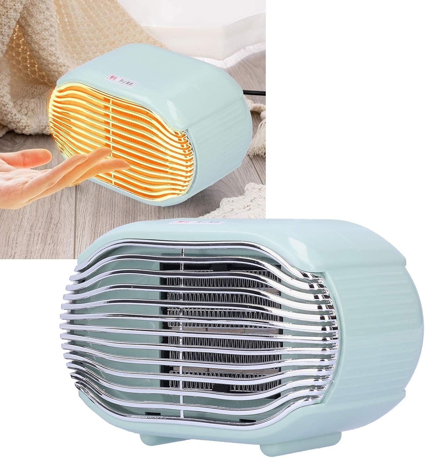 Radiateur Soufflant, 800 W Mini Radiateurs électriques d'hiver ...