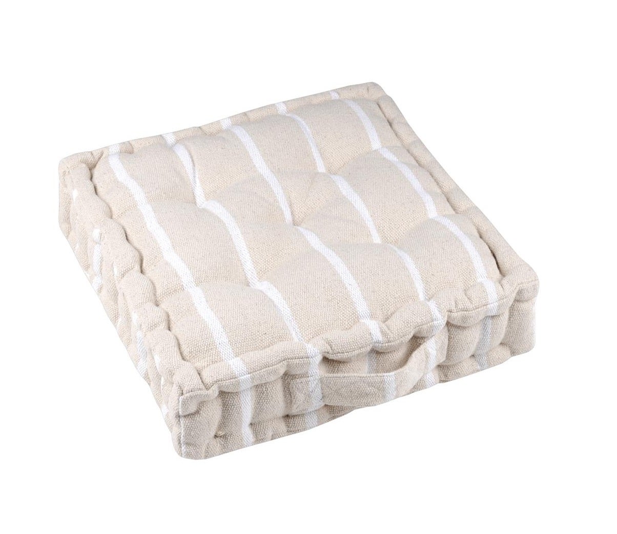 Coussin de sol 45 x 45 cm St Trop blanc | Leroy Merlin