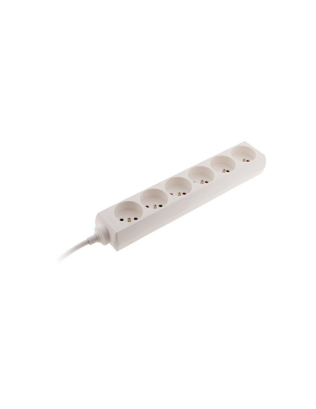 Bloc multiprise 6 prises 2P+T 16A blanc - Zenitech | Leroy Merlin