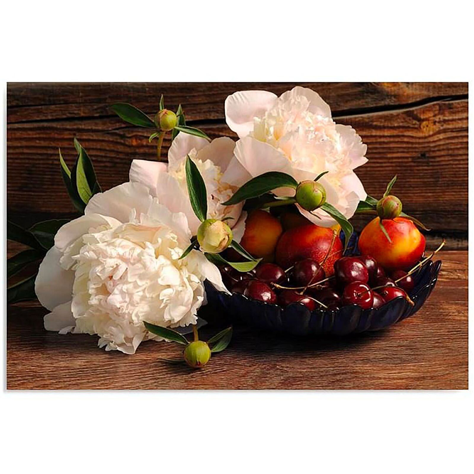 Tableau bois fruits et fleurs | Leroy Merlin