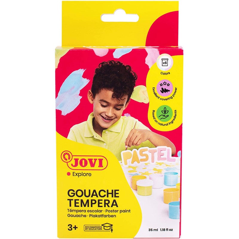 Gouache - Enfant dès 3 ans - Ecole - Arts plastiques - 6 couleurs ...