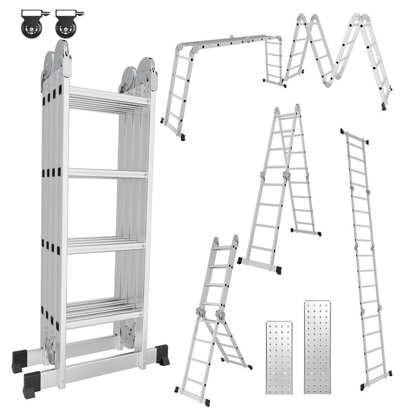 Échelle Multifonction Aluminium 470cm echelle telescopique avec ...