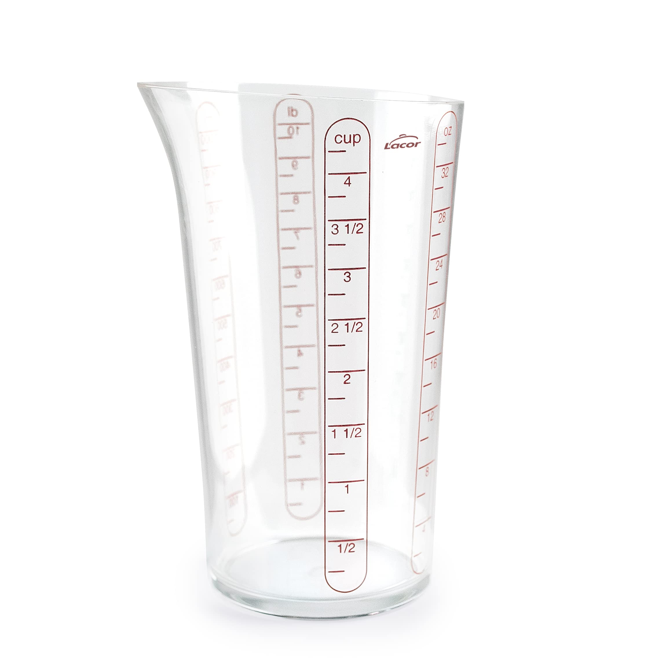 Lacor - 67071 - Vaso Medidor Básico, Recipiente con Medidas, Medidor de ...