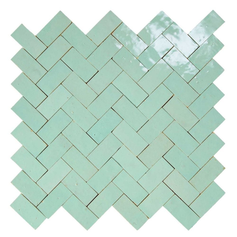 Zellige Marocain - Chevron - Carrelage mur - Terre De Zellige - (vendu ...
