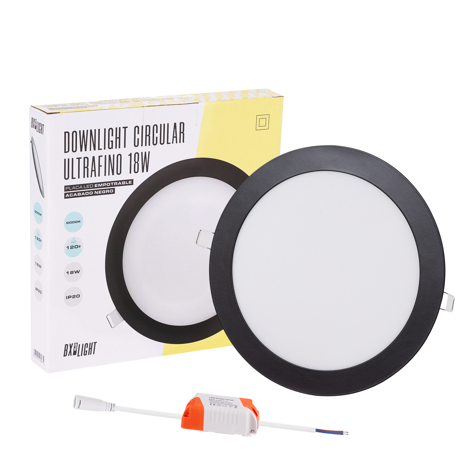 Downlight LED Slimline 18W 1380Lm 4200ºK Circulaire 40 000H [BX3-GP-LZ ...