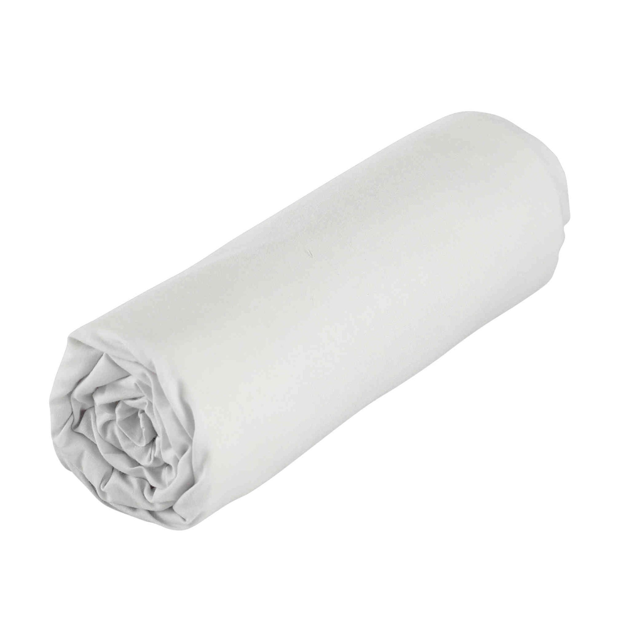 Drap housse bébé 100% coton bio 60x120 gris perle | Leroy Merlin