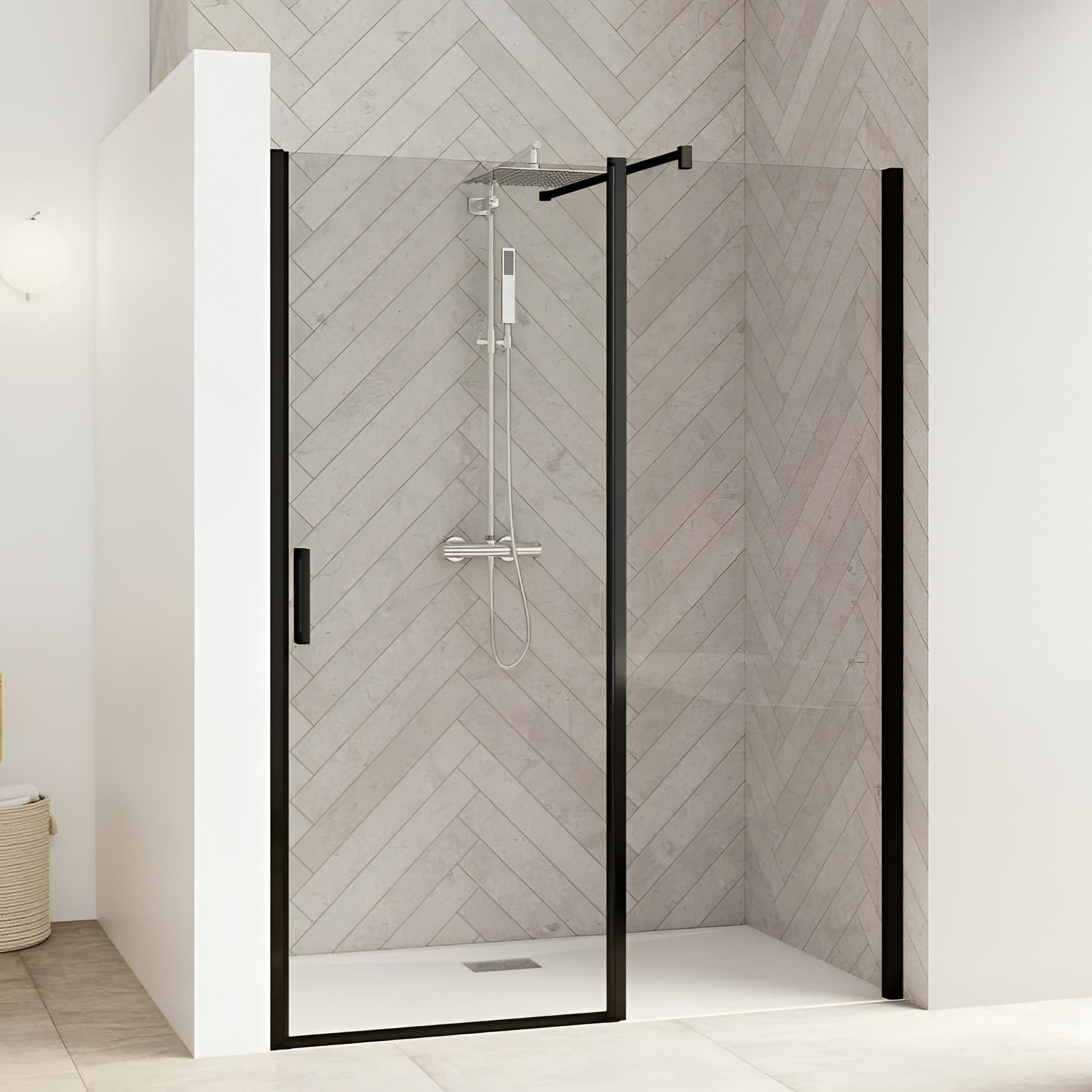 Puerta de ducha reversible pivotante 180° KINEDO SMART DESIGN XXL sin ...
