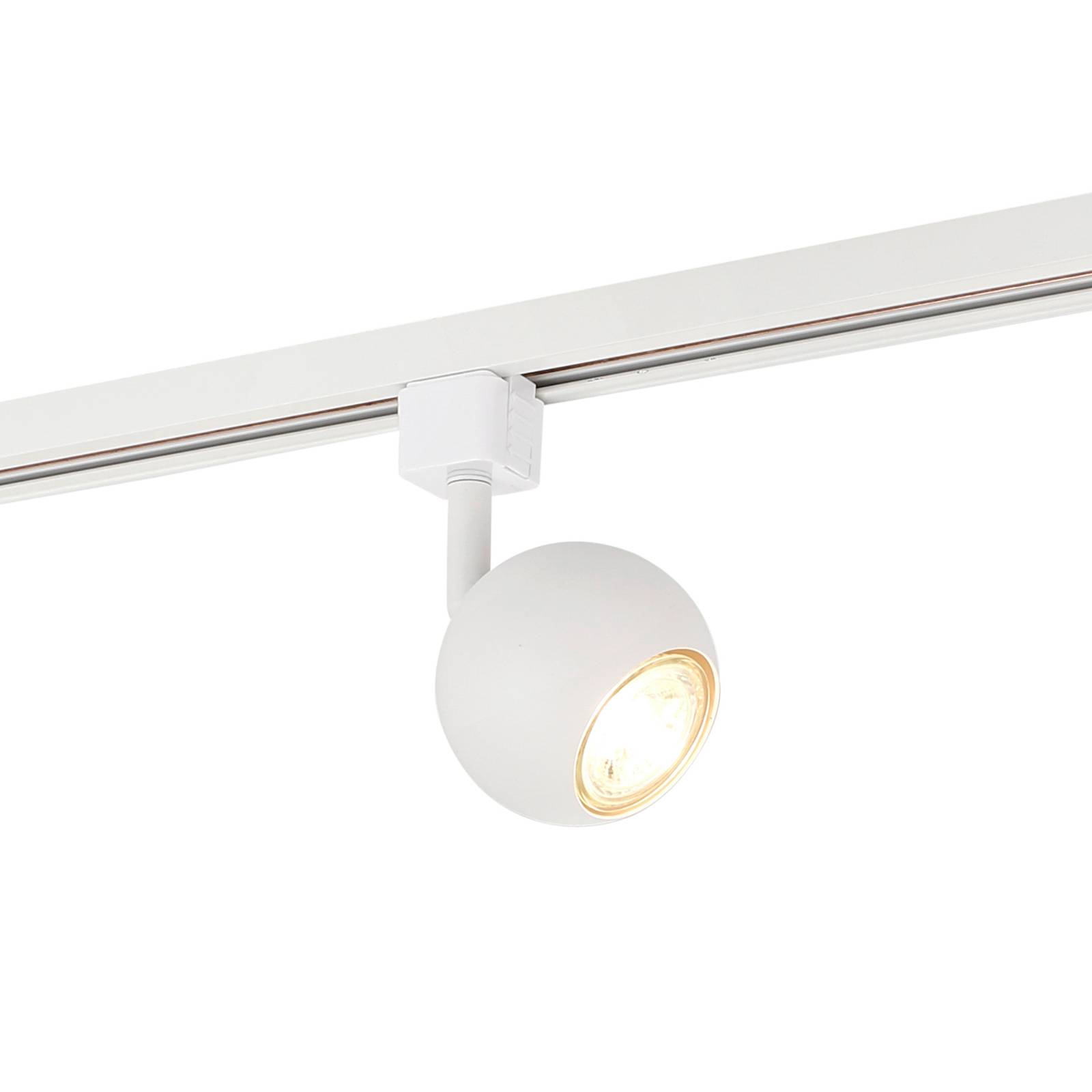 Prios Felipo Projecteur sur rail monophasé, blanc, Rail électrique 1 ...