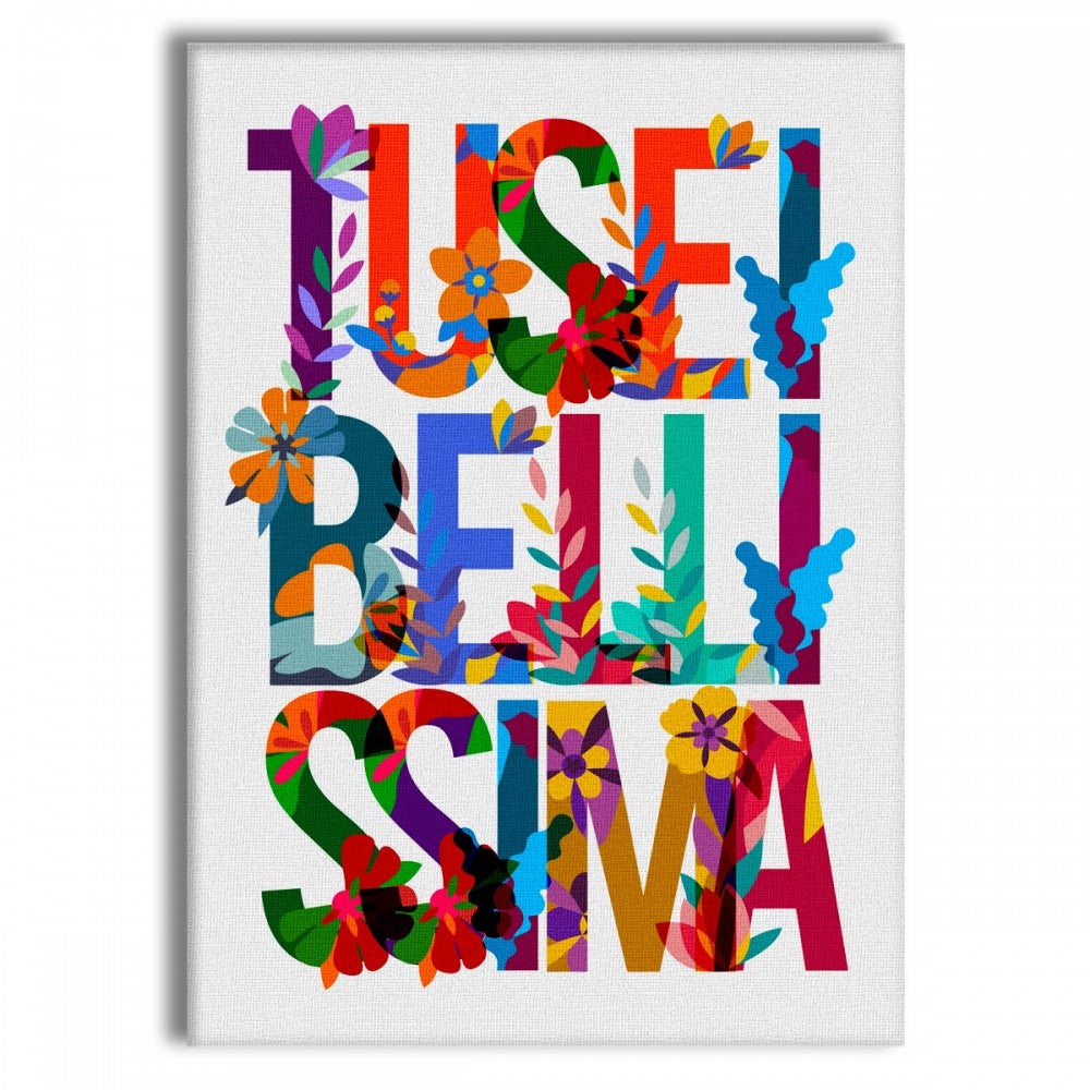 VOUS ÊTES BEAU - Tableau Imprimé Sur Toile Et Monté Sur Châssis Bois ...