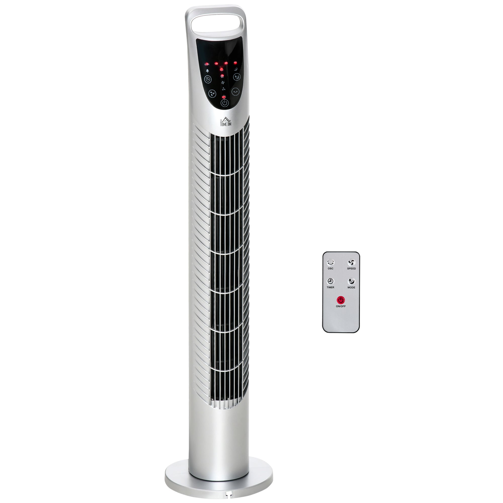 Ventilateur colonne tour oscillant 40 W avec télécommande | Leroy Merlin