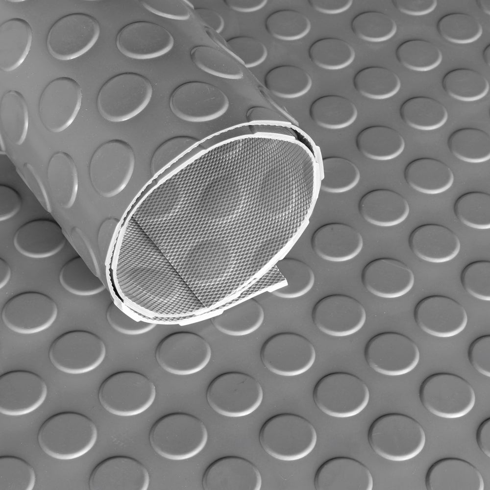 Tapis pastillé en PVC Ultra Grip 120 cm - Par mètre linéaire - Gris ...