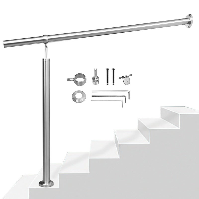 Pasamanos de acero inoxidable en barandilla para escalera exterior ...