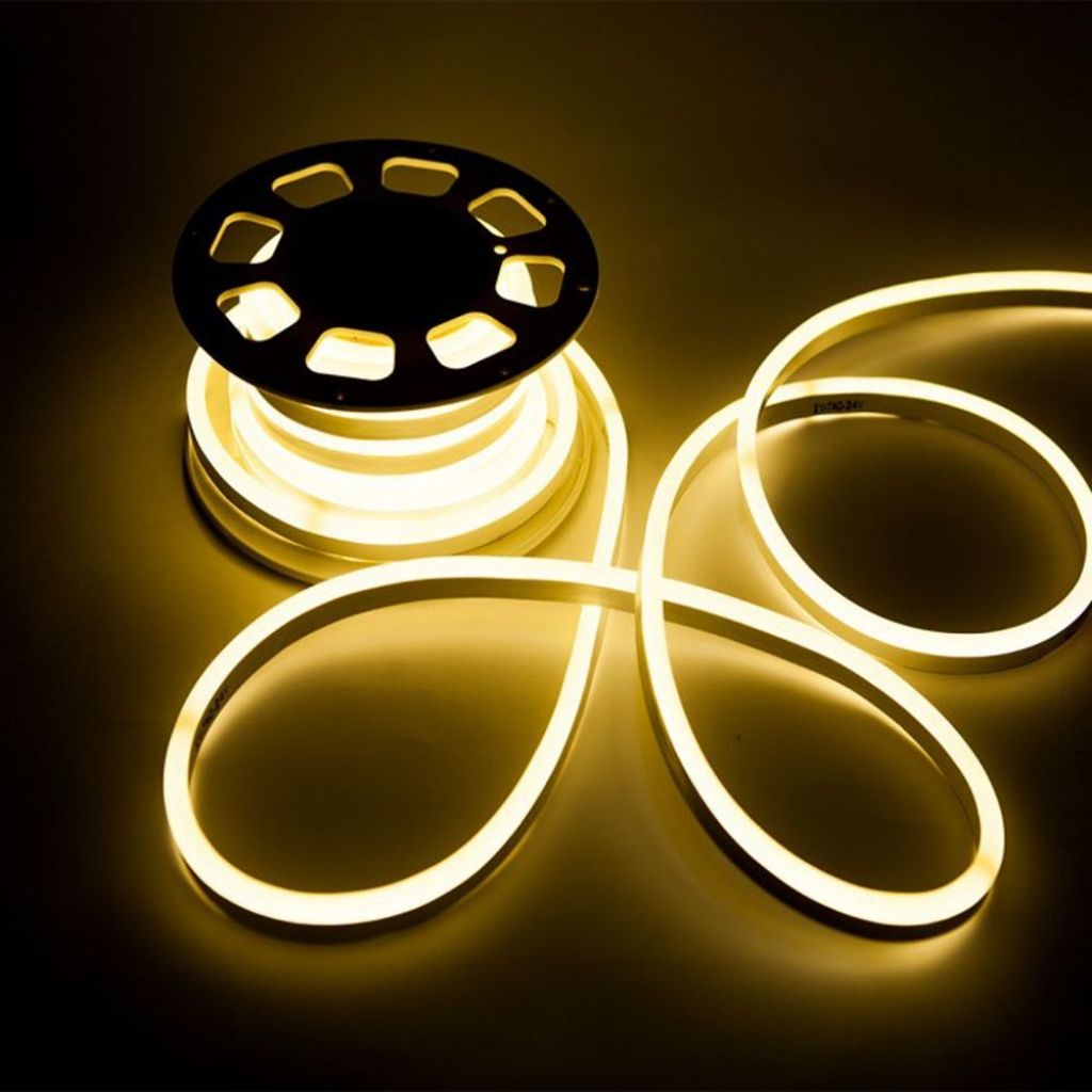 Neon Flex Puce Samsung 10W/m 120 LED/m Bobine 5m 12V 3000K IP65 | Leroy ...