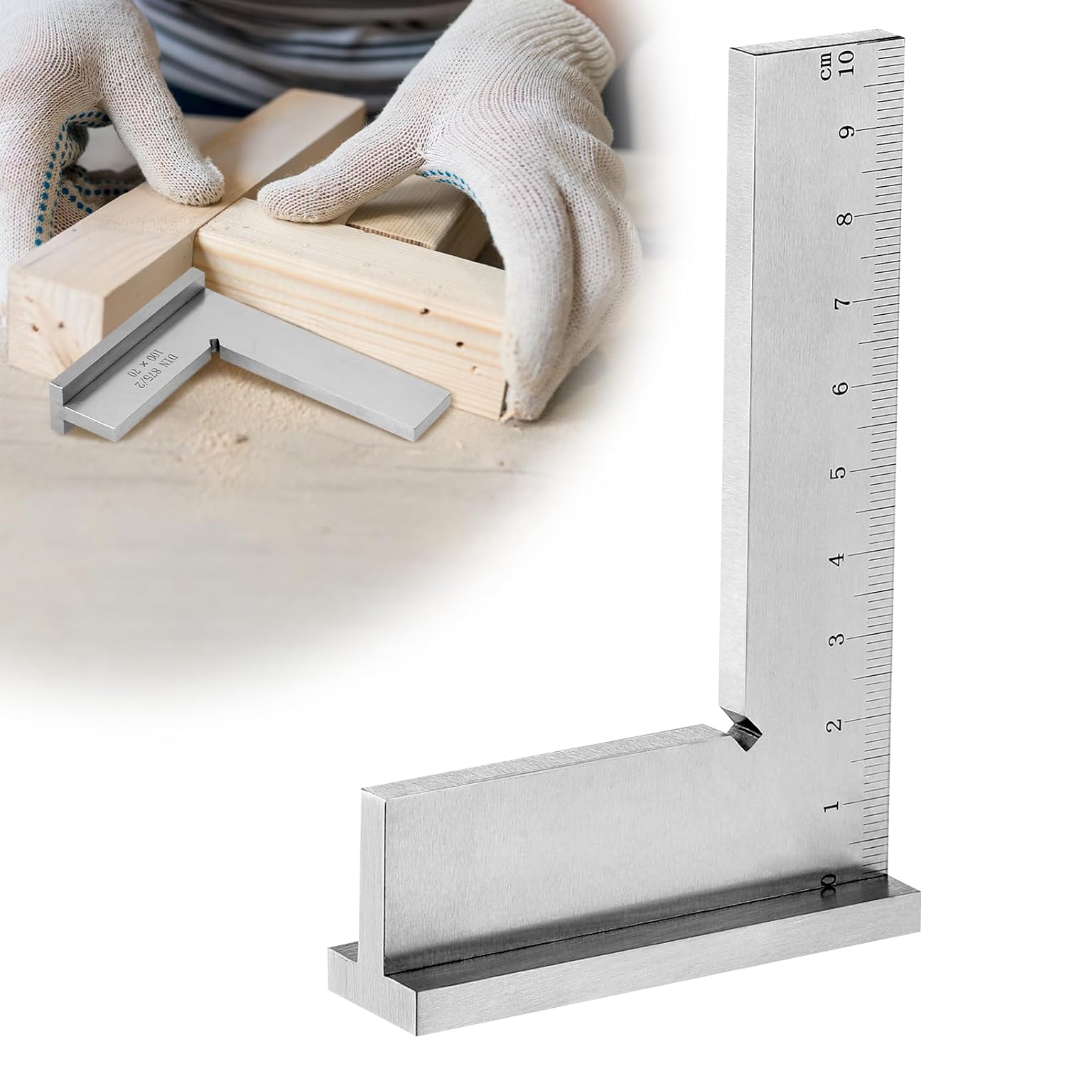 Equerre a Chapeau, Outils D'ingénierie en Acier au Carbone Solide Équerre Charpentier, Équerre ...