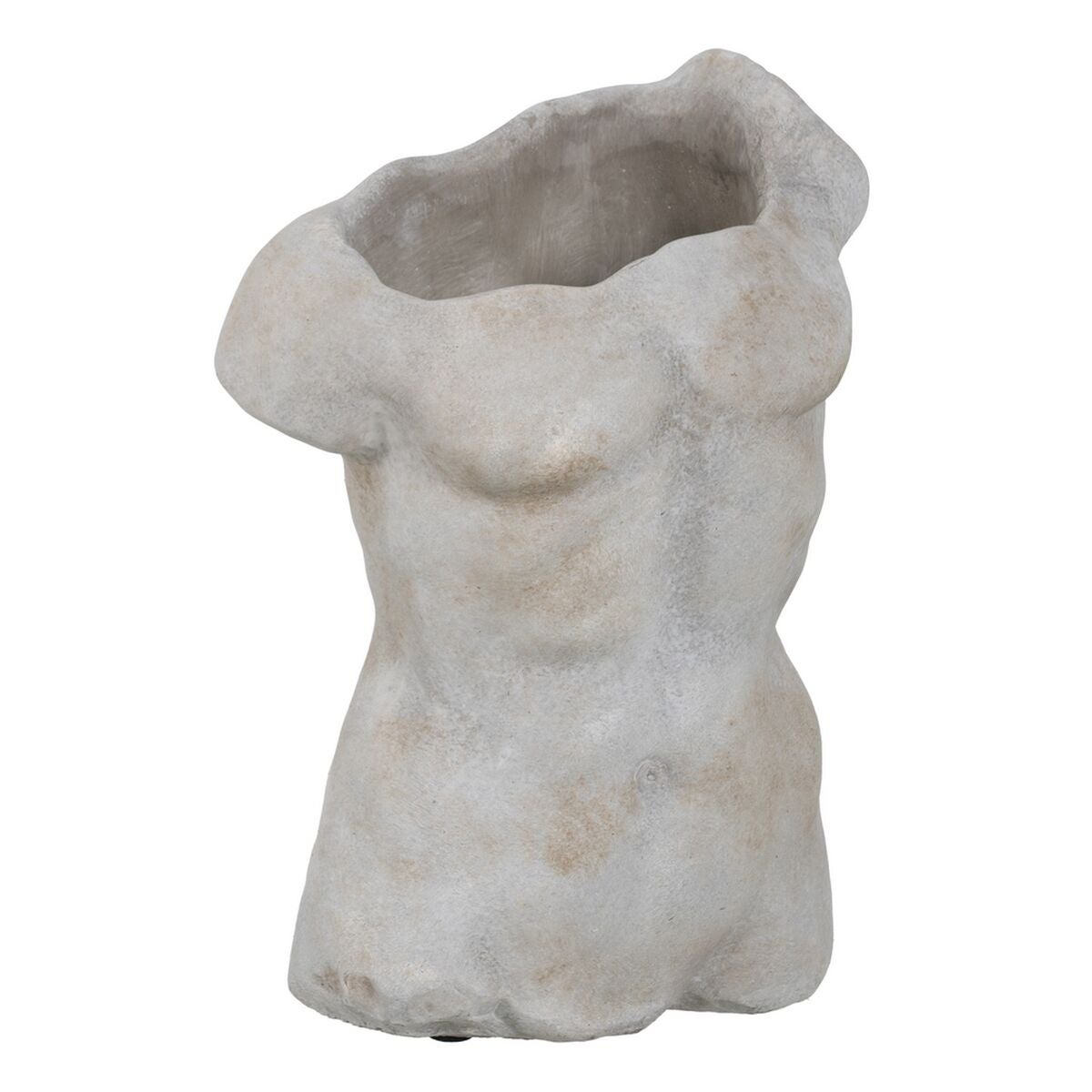 Cache-pot Gris Ciment Buste 20,5 x 13 x 29 cm | Leroy Merlin