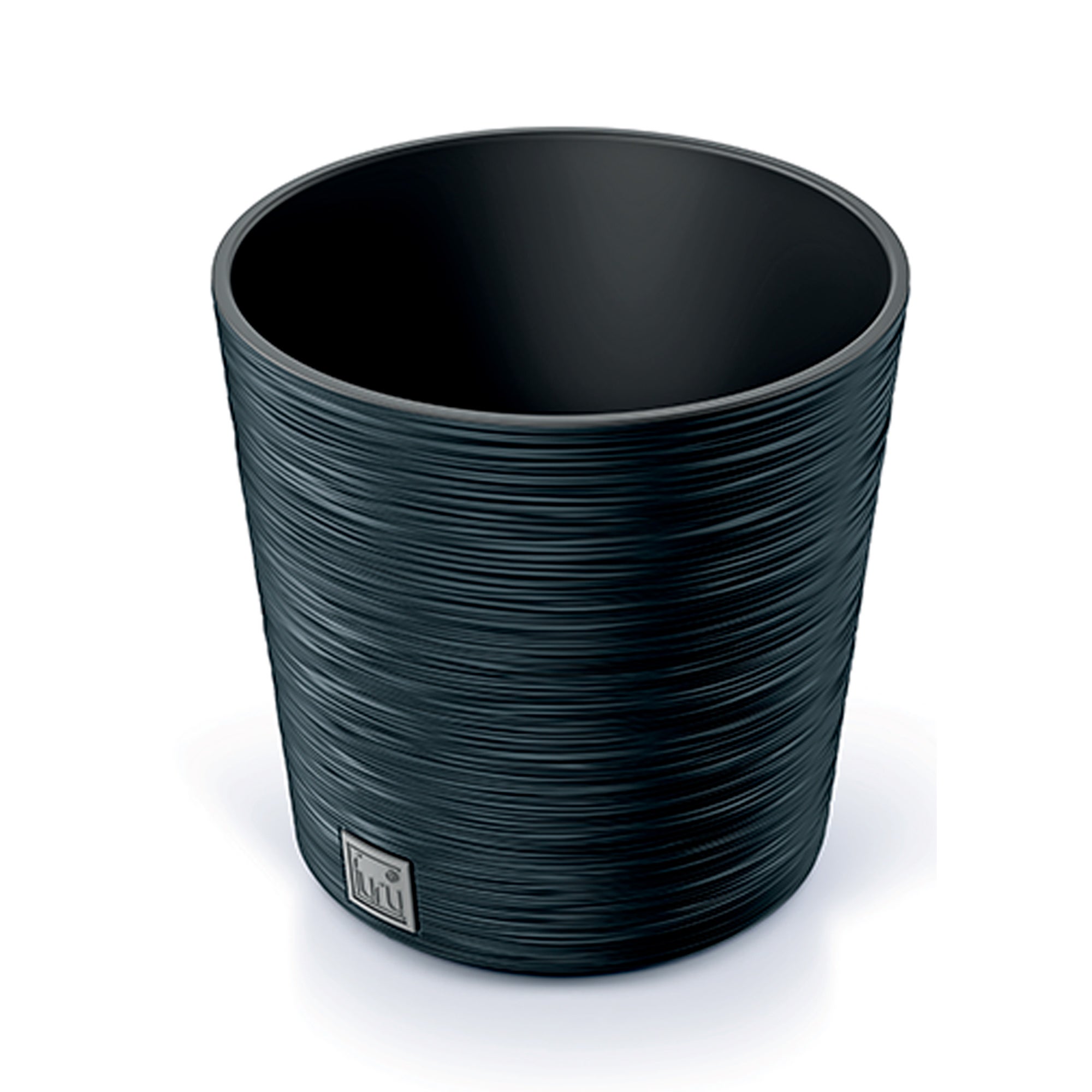 Macetero con depósito 7,5 L antracita - FURU | Leroy Merlin