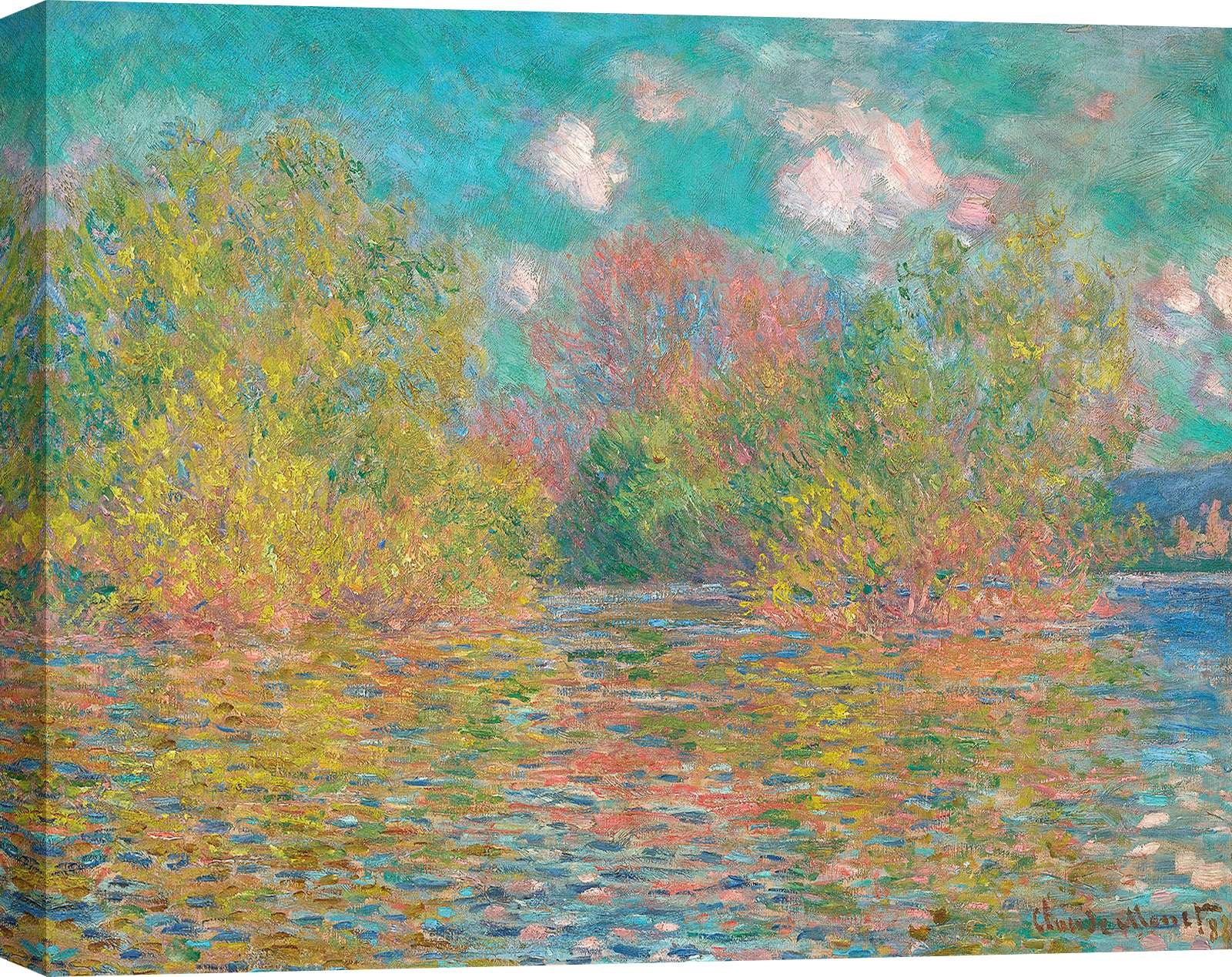 Quadro impressionista - stampa su tela - Claude Monet - La Senna vicino ...