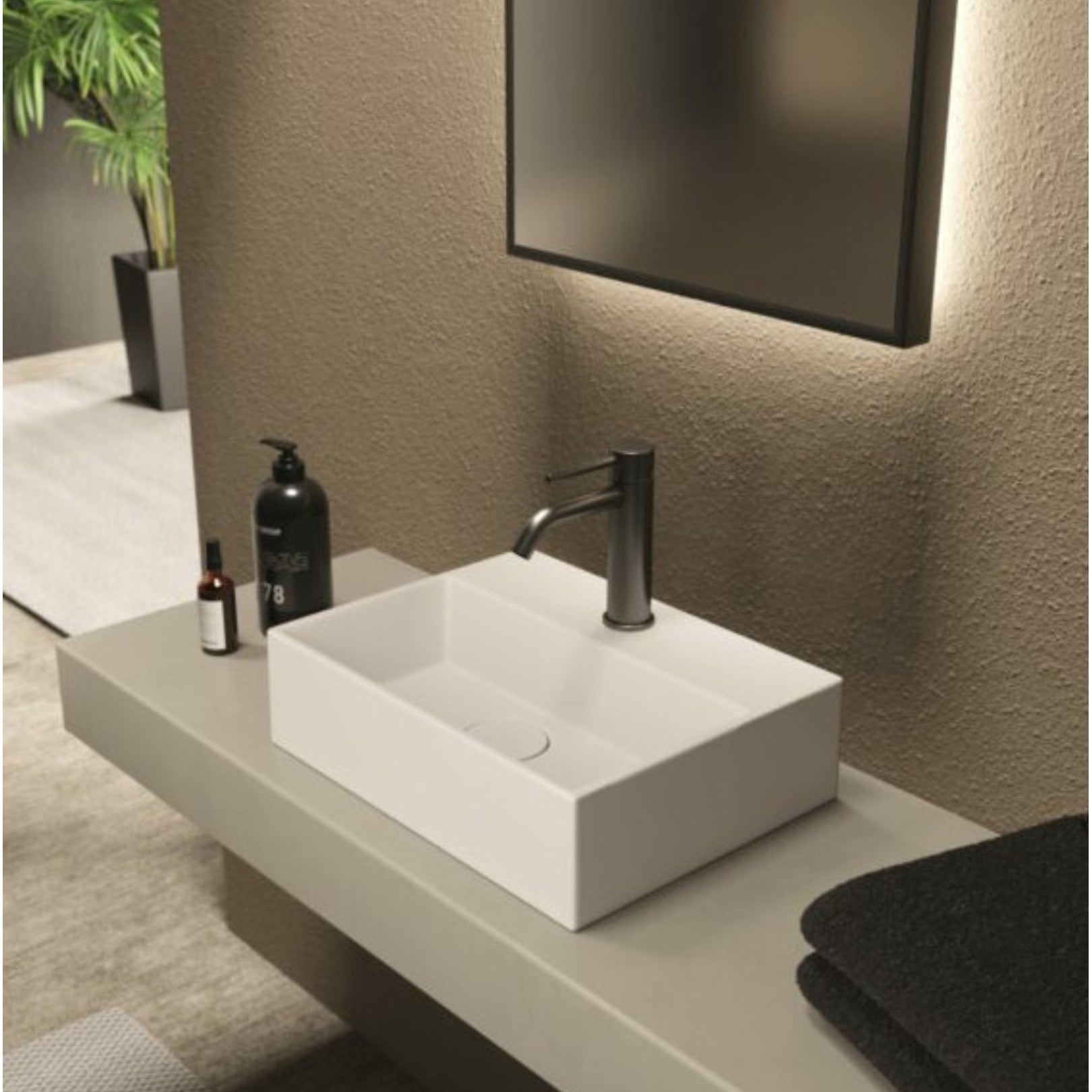 SPY 40x30 Vert mat, sans bonde, sans siphon | Leroy Merlin