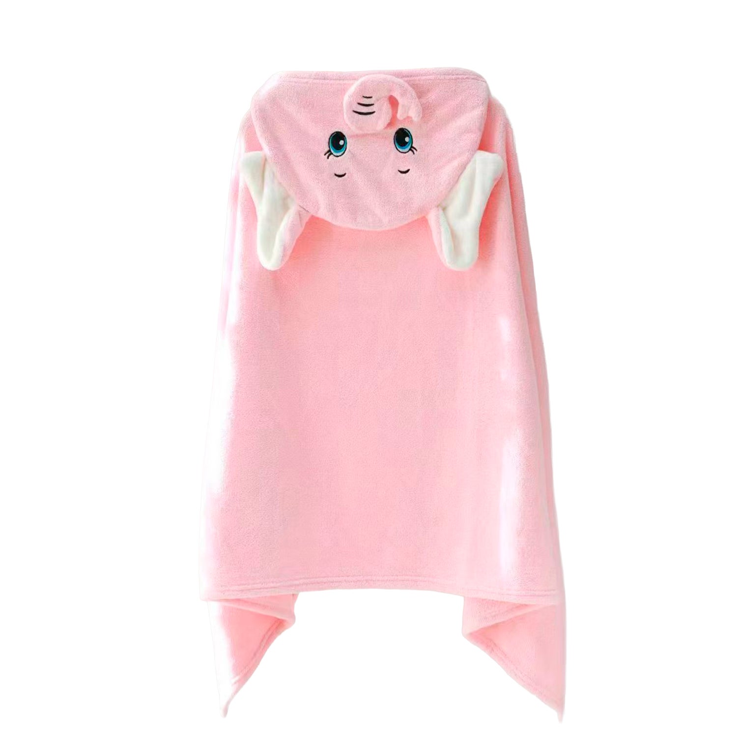 Bata de bain enfant avec capuche design éléphant. 70x140 cm. | Leroy Merlin