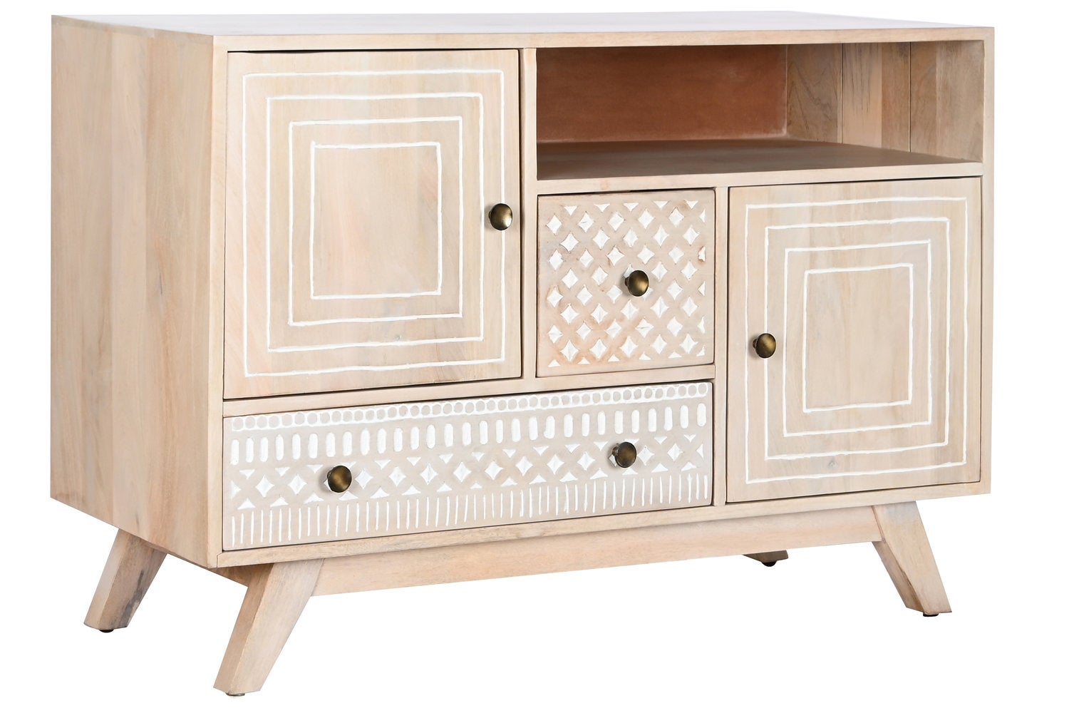 Buffet Mango 115x42x75 bordure blanche | Leroy Merlin
