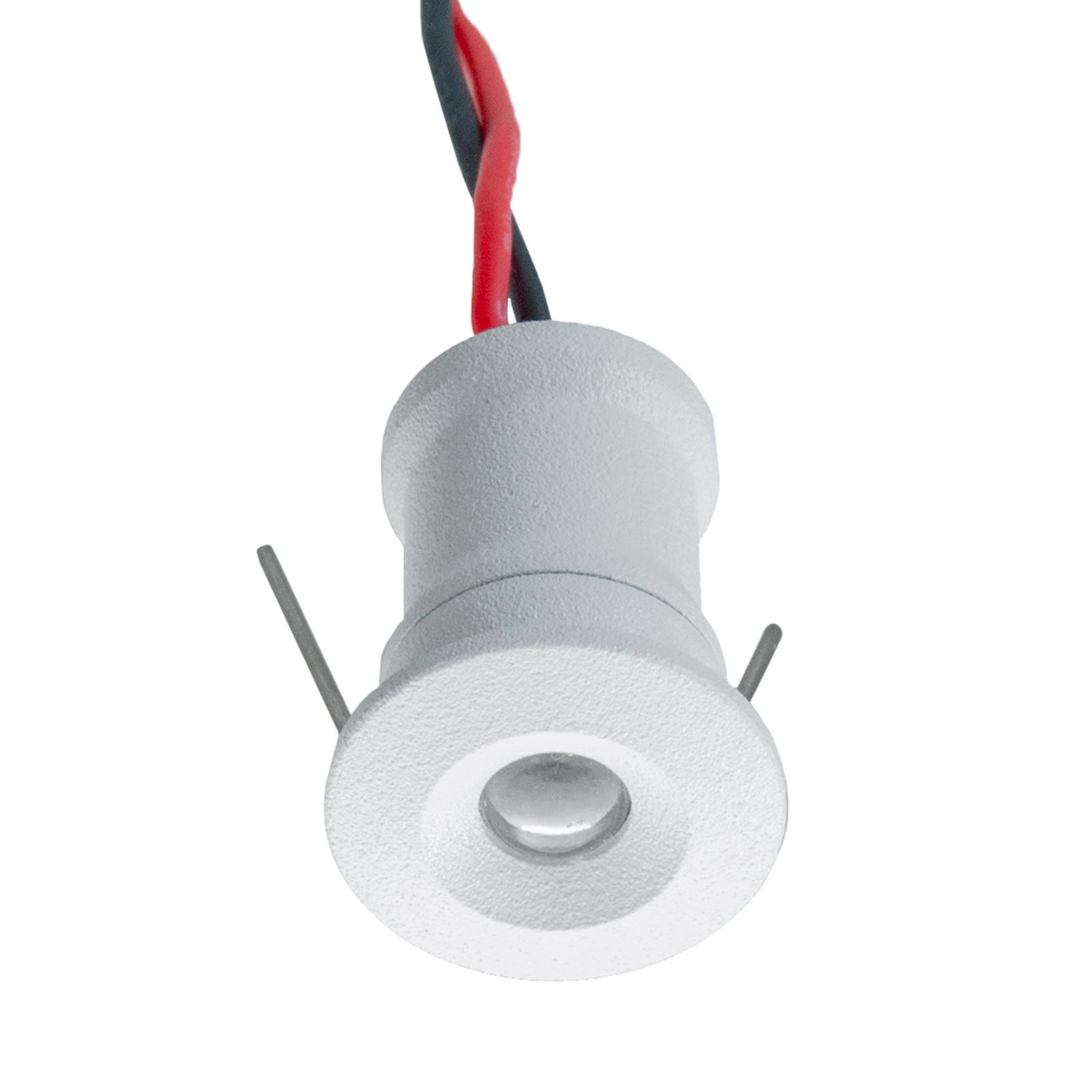 Mini foco IP65 LED 1W salida 12W punto de luz empotrable 12V caja de ...