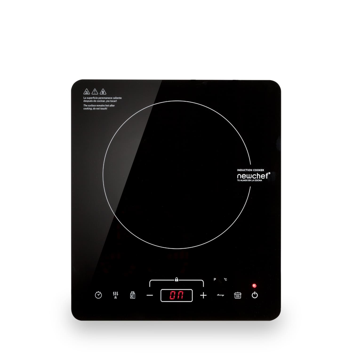 NEWLUX Placa Inducción Portátil Go2000 Negro 10 Potencias, 3 Prog ...