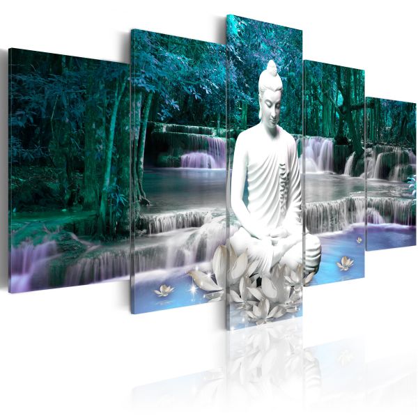 Tableau Zen Azure Prayer 100x50 cm | Leroy Merlin