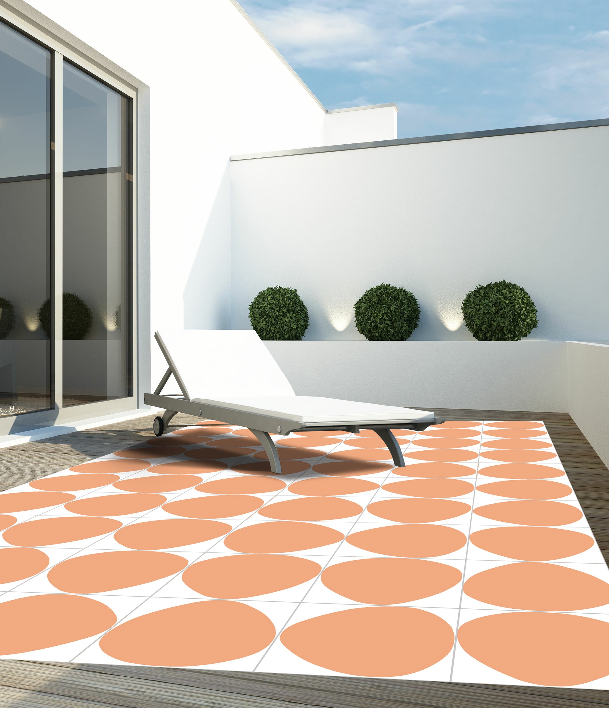 Tapis PVC intérieur/extérieur Majorque 200x300 cm - PVC imprimé ...