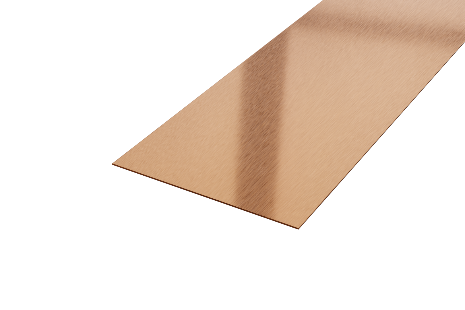 Bande décorative en inox pour murs en cuivre mat - 10cm x 244cm | Leroy ...