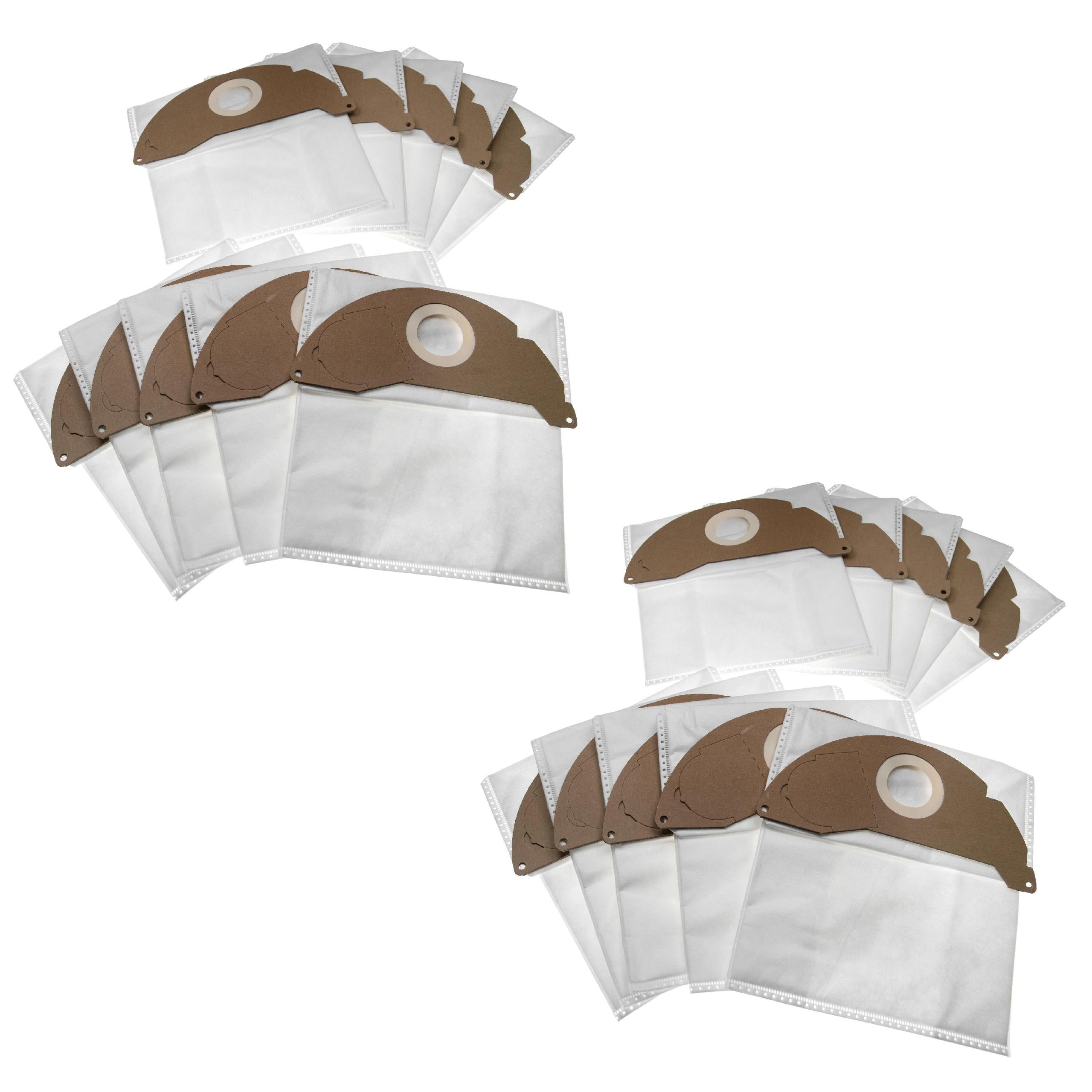 Vhbw 10x Sacs compatible avec Kärcher WD 2.250 aspirateur - 24,5cm x 23 ...