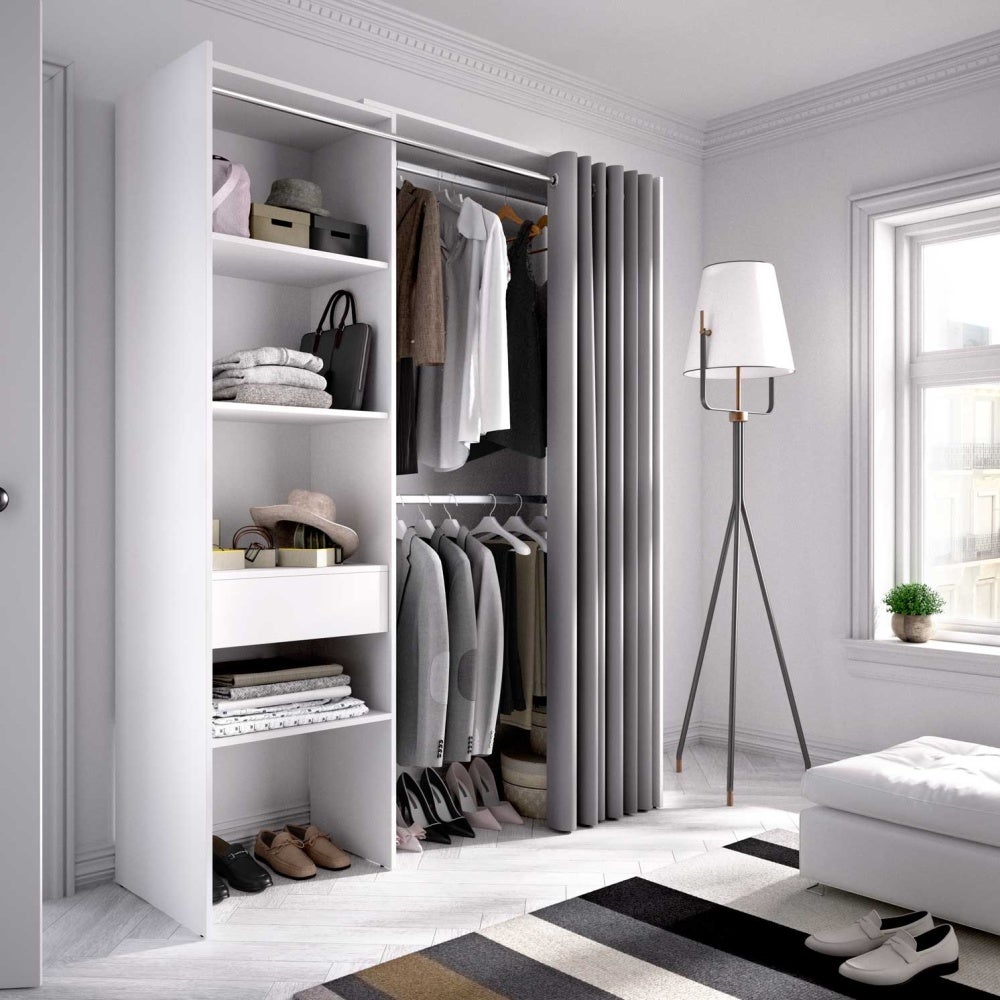 DRESSING AVEC RIDEAU ET TIROIR ISTAR | Leroy Merlin