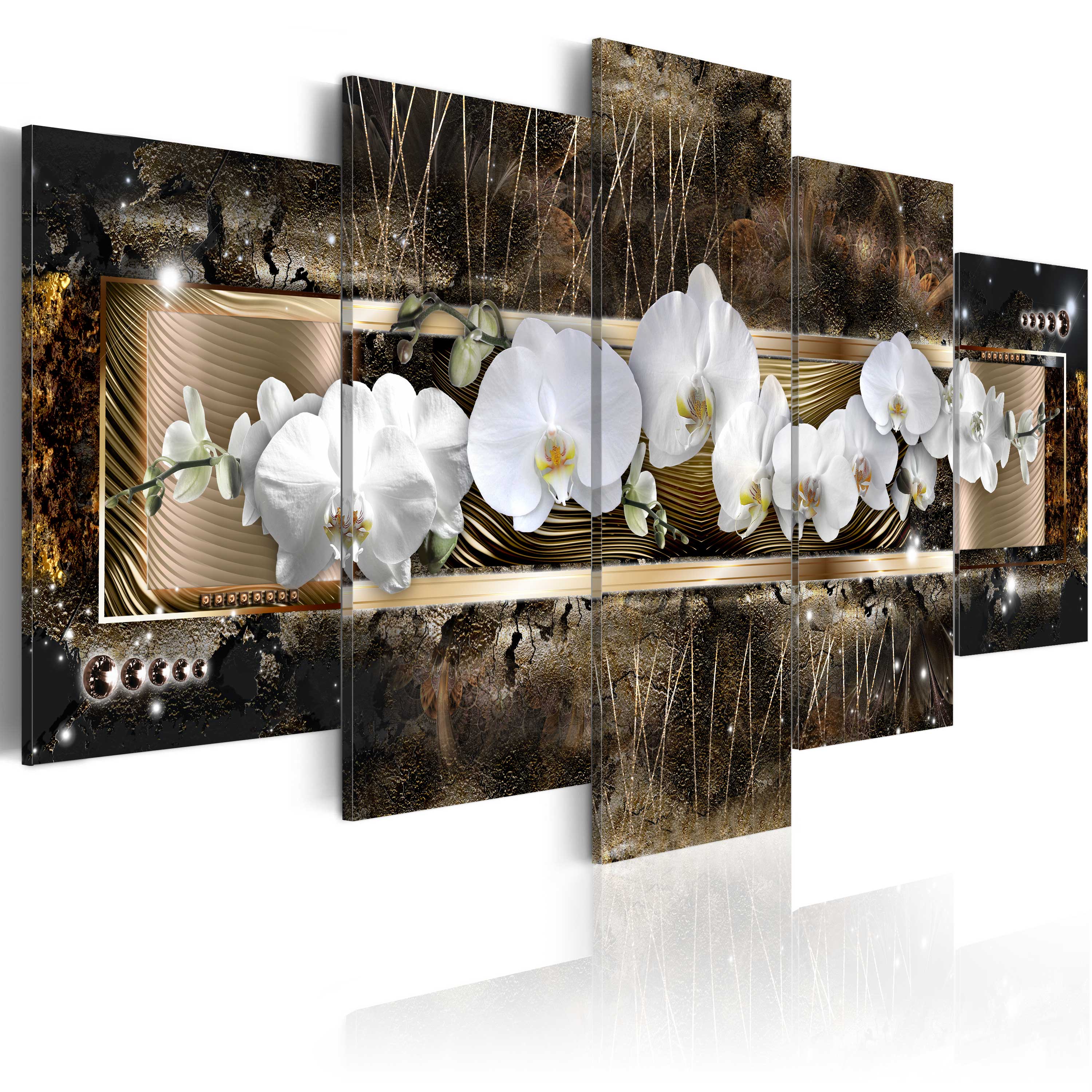 Tableau - The dream of a orchids [200x100] | Leroy Merlin
