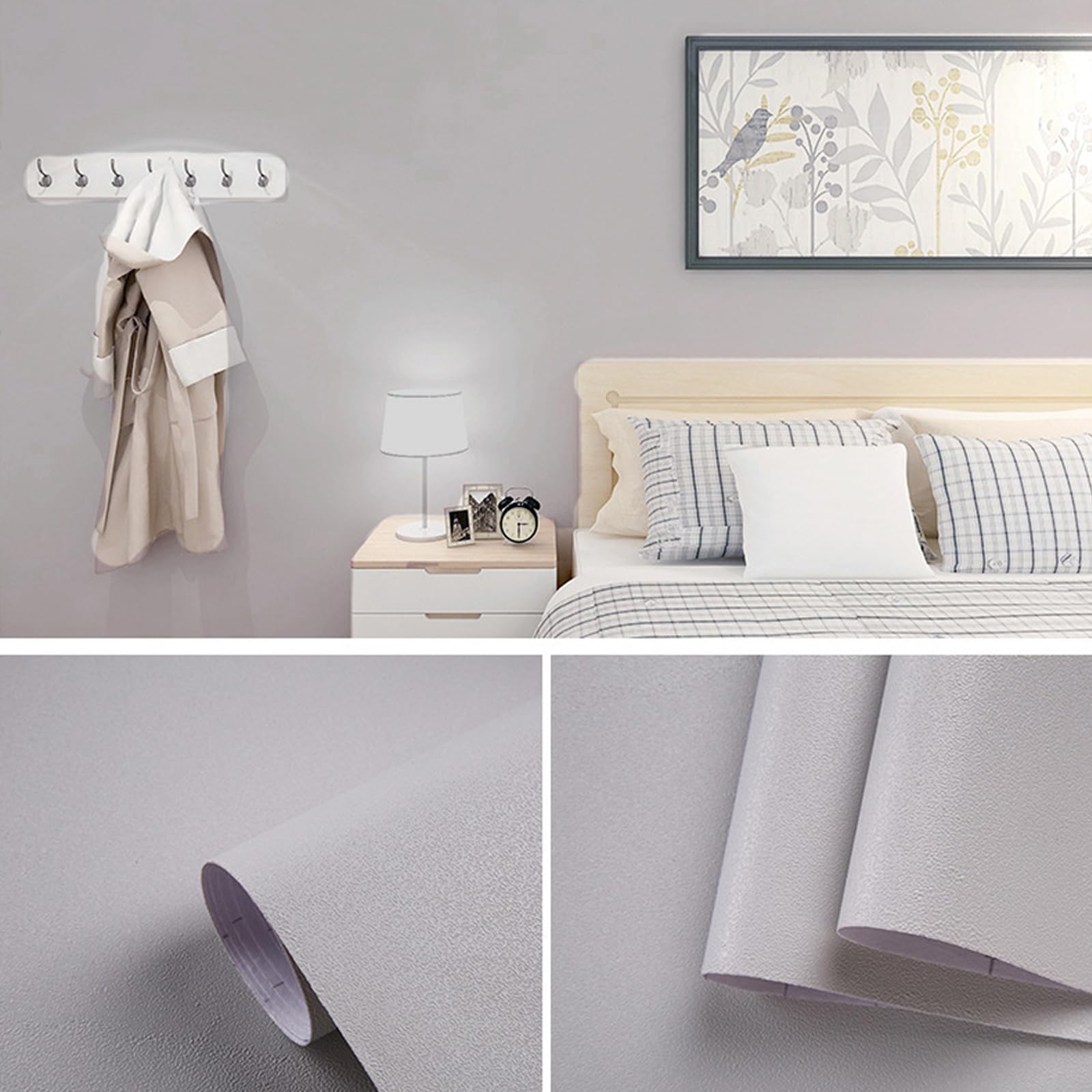 Papier peint autocollant, autocollant mural en PVC imperméable, couleur ...