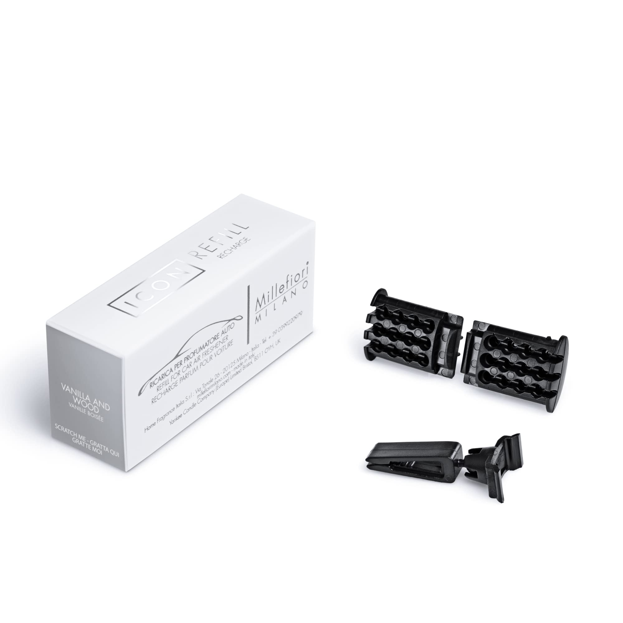Millefiori Milano Icon Ricarica per PROFUMATORE per Auto Vanilla And ...