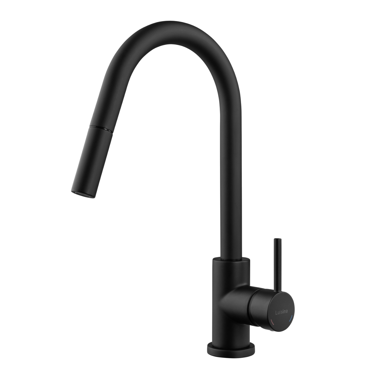 Robinet douchette Luisina noir mat EMMA | Leroy Merlin