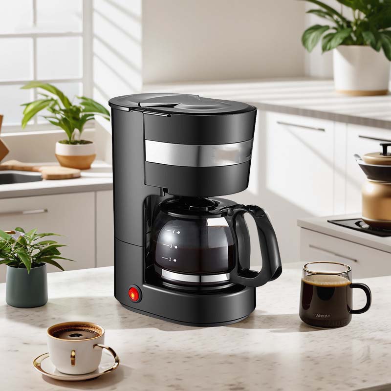Pack de 2 mini cafeteras automáticas con aislamiento >50°C, filtro de ...