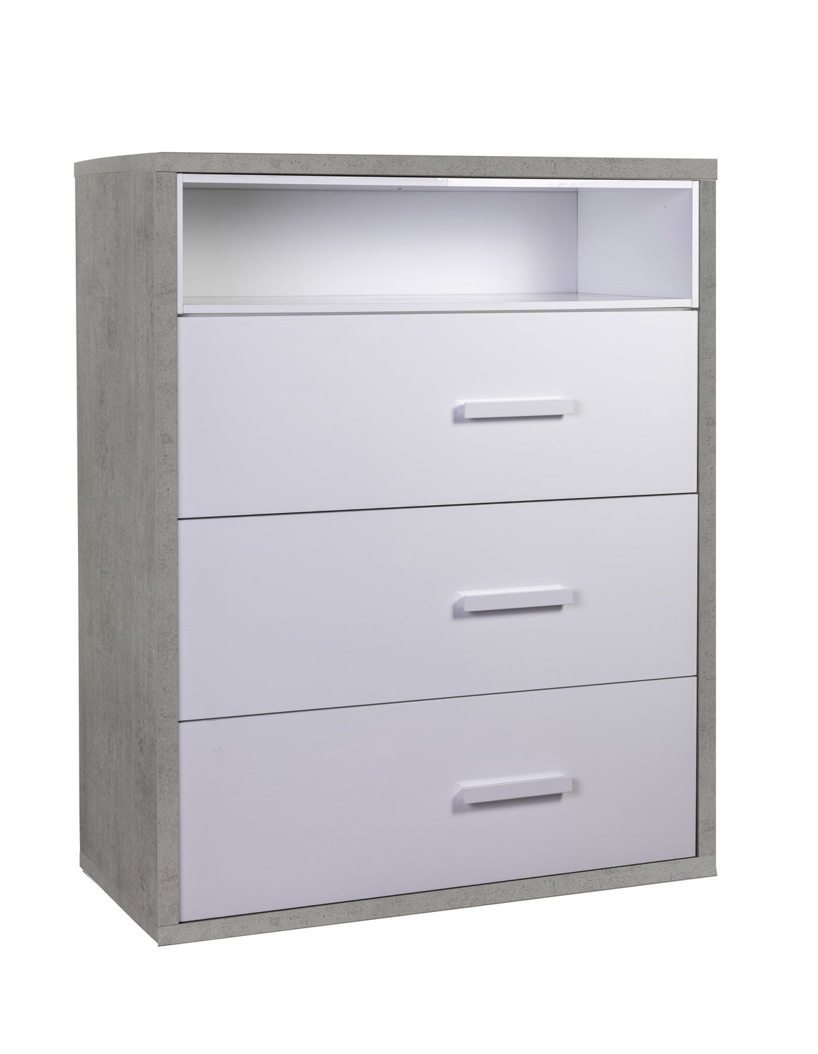 COMPOSAD | Commode de la gamme MIPIACE avec 3 tiroirs et 1 compartiment ...