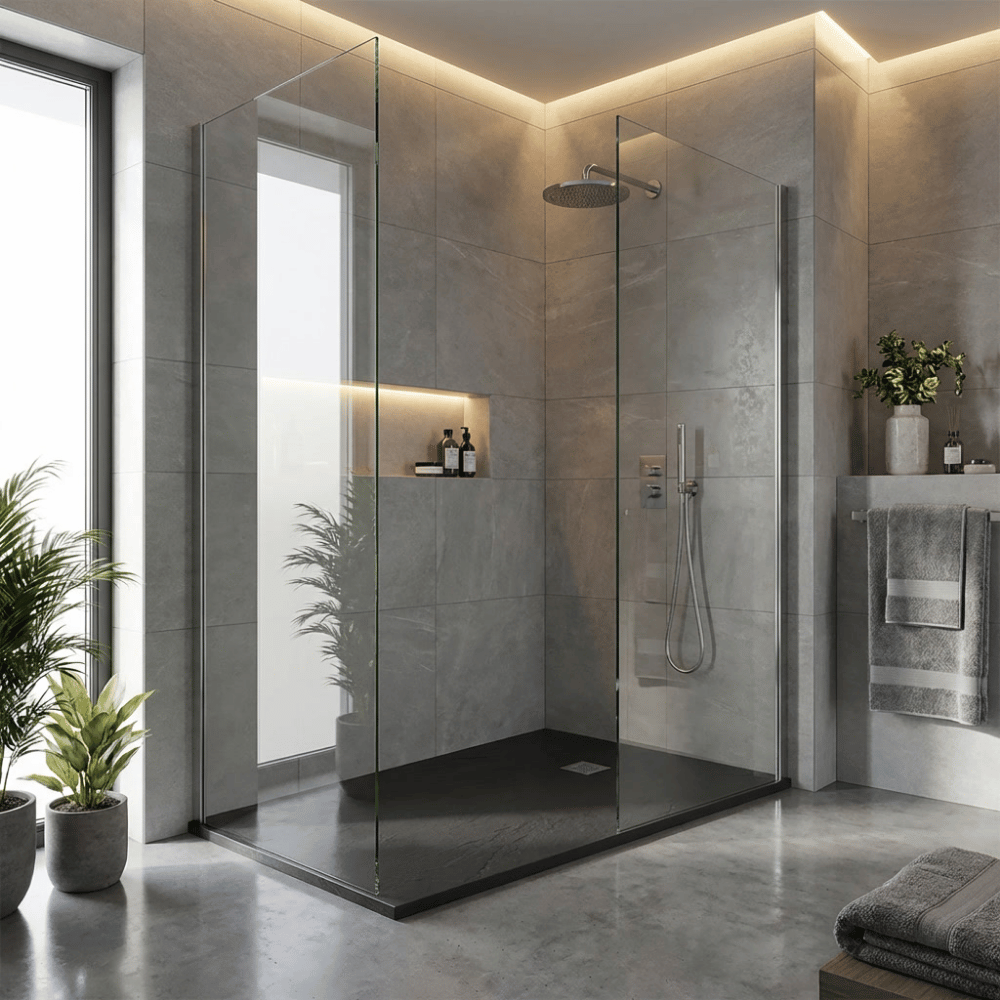 Receveur de douche Noir 160x90 cm Sanindusa | Leroy Merlin